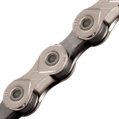 KMC Chain X10.93 10 Speed 1/2 x 11/128 in, 116 links Nickel Plated Bike ...
