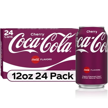 Coca-Cola Cherry Soda Pop, 12 fl oz, 12 Pack Cans - Walmart.com