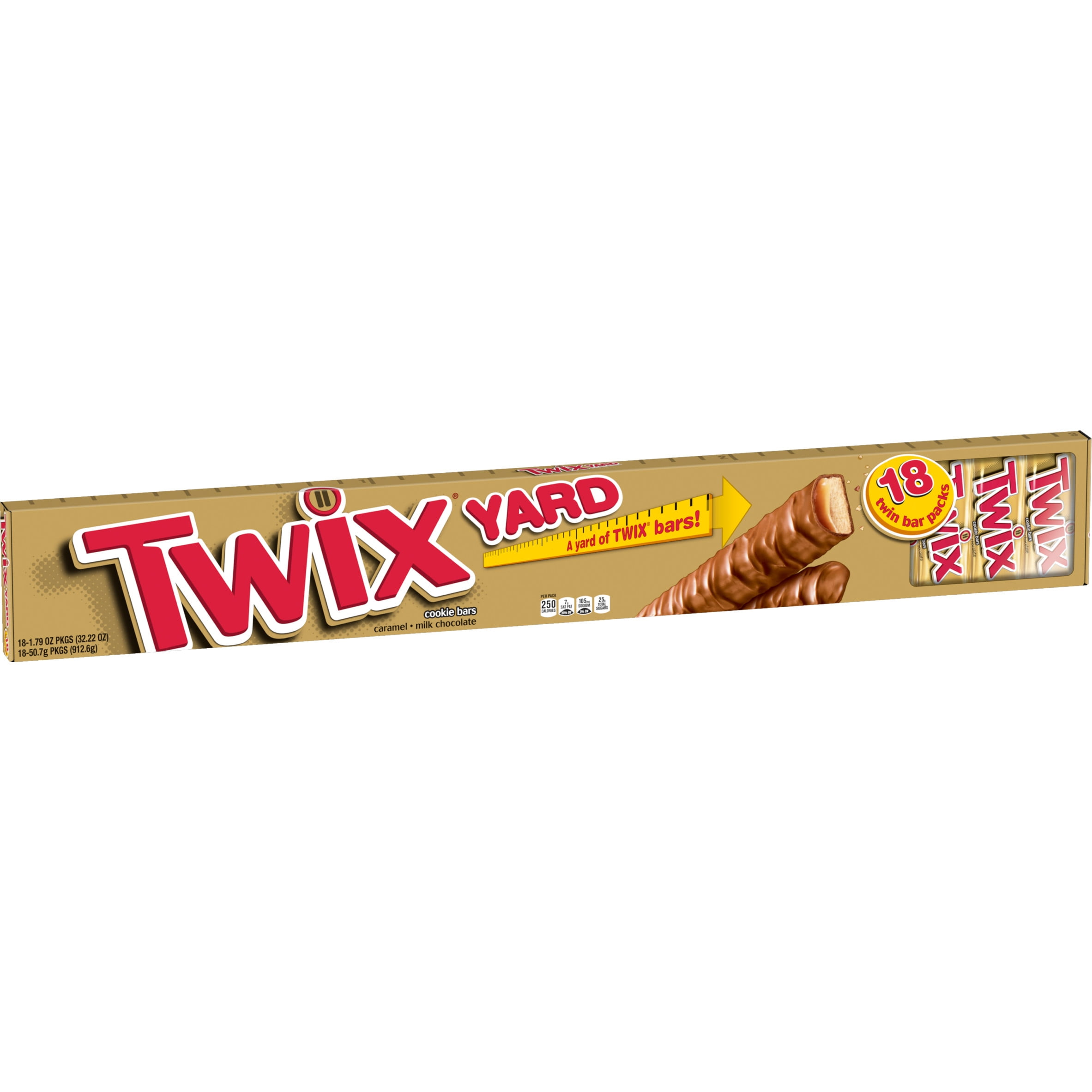 Twix Yard Christmas Chocolate Candy Bars 18 Bars