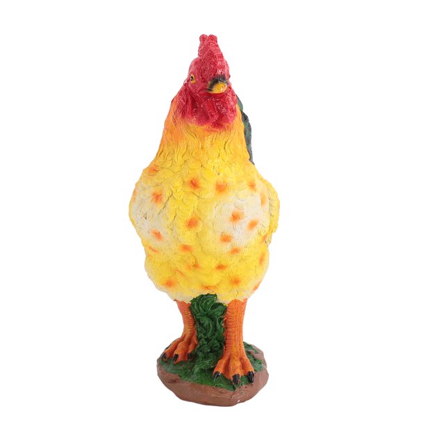 Decorative Chicken Statue, Resin Farm Animals Collection Chicken Hen ...