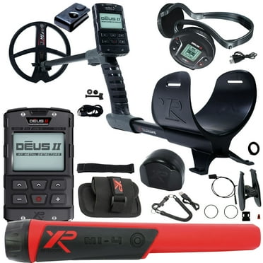 XP DEUS II Fast Multi Frequency Metal Detector with 11" FMF Search Coil w/MI-4 - Walmart.com