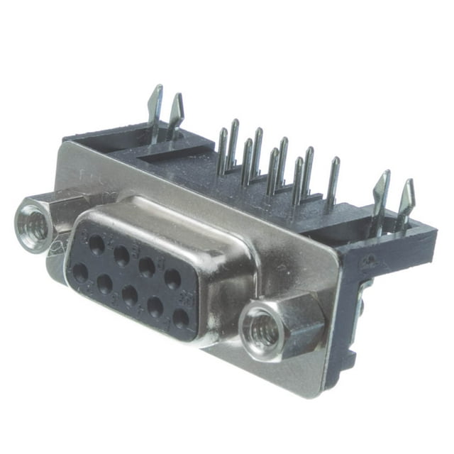 Cable Central LLC DB9 Right Angle Female Connector, Solder Type ...