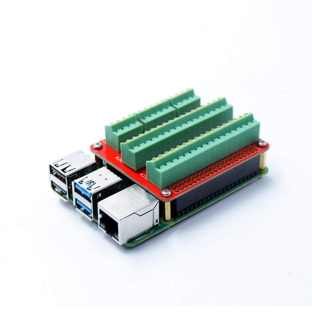 Treedix Spring Terminal Block Breakout Board RPi GPIO Expansion Solderless Board Compatible with ...