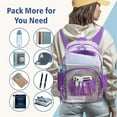 Sanmadrola 17 inch Clear Backpack Large Clear School Backpack Heavy ...