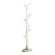 Chetwin White Wood 6 Hook Entryway Tree Coat & Hat Rack Organizer ...