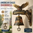 American Independence 250th Anniversary Eagle Wall Bell, Patriotic ...