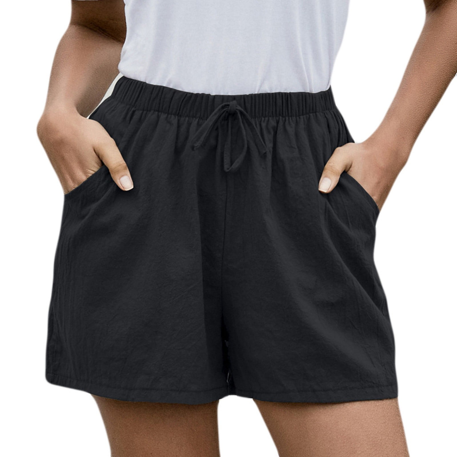 Click here for Fnfyfh Clearance Cotton Linen Shorts For Women Sum... prices