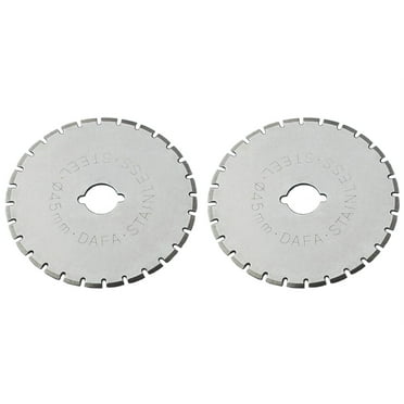 Rotary Cutter Blade Refill-45mm Skip Cut 1/Pkg - Walmart.com