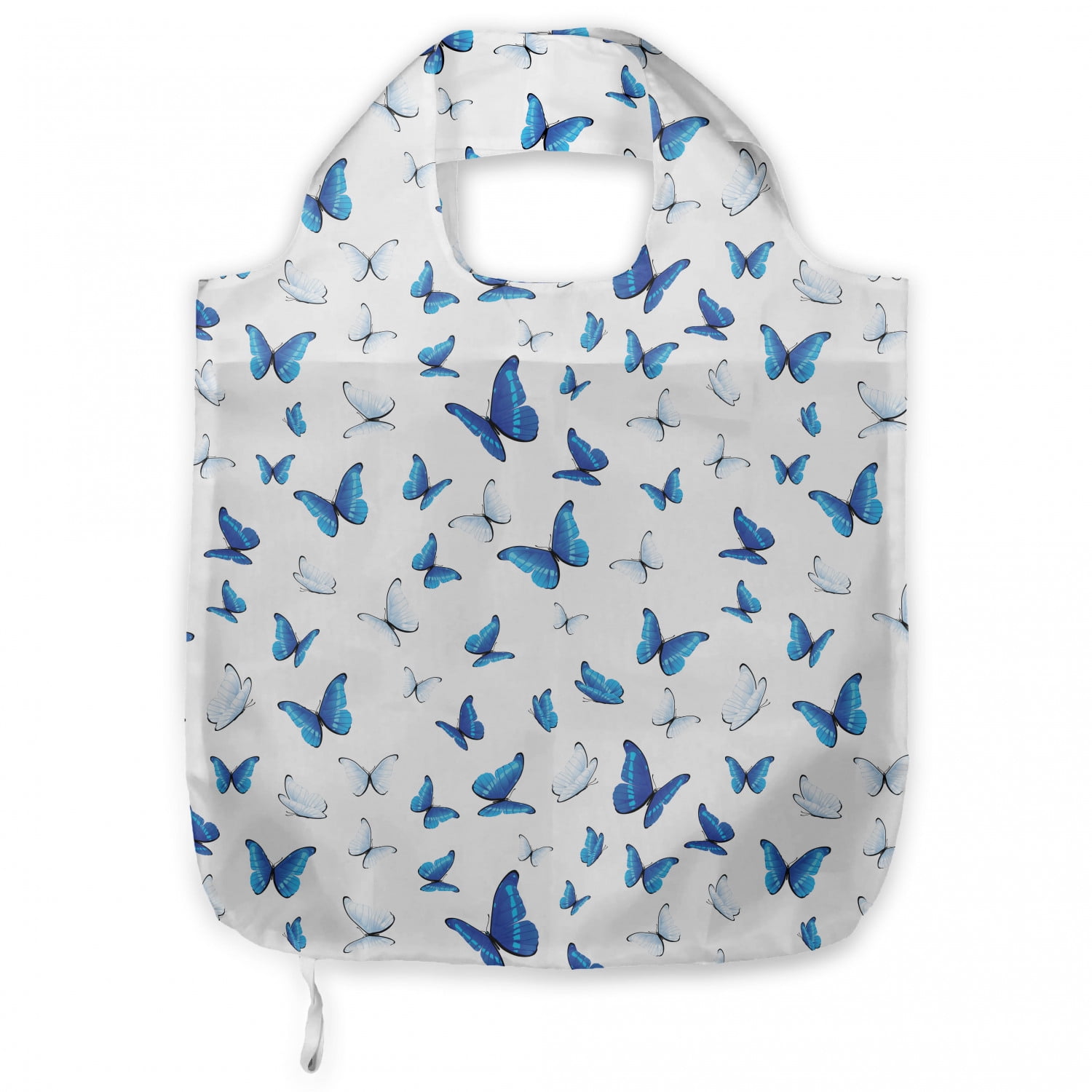 Butterflies Reusable Grocery Bag, Butterflies Patterns Seasonal Jolly ...