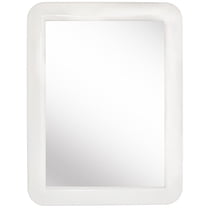 CEREM Cute & Safe Magnetic Locker Mirror, Real Glass, 5" x 7", White ...