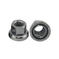 Taituoti 1 Pair Bike Track Hub Axle Nut Fixed Gear For Bolt Screw ...
