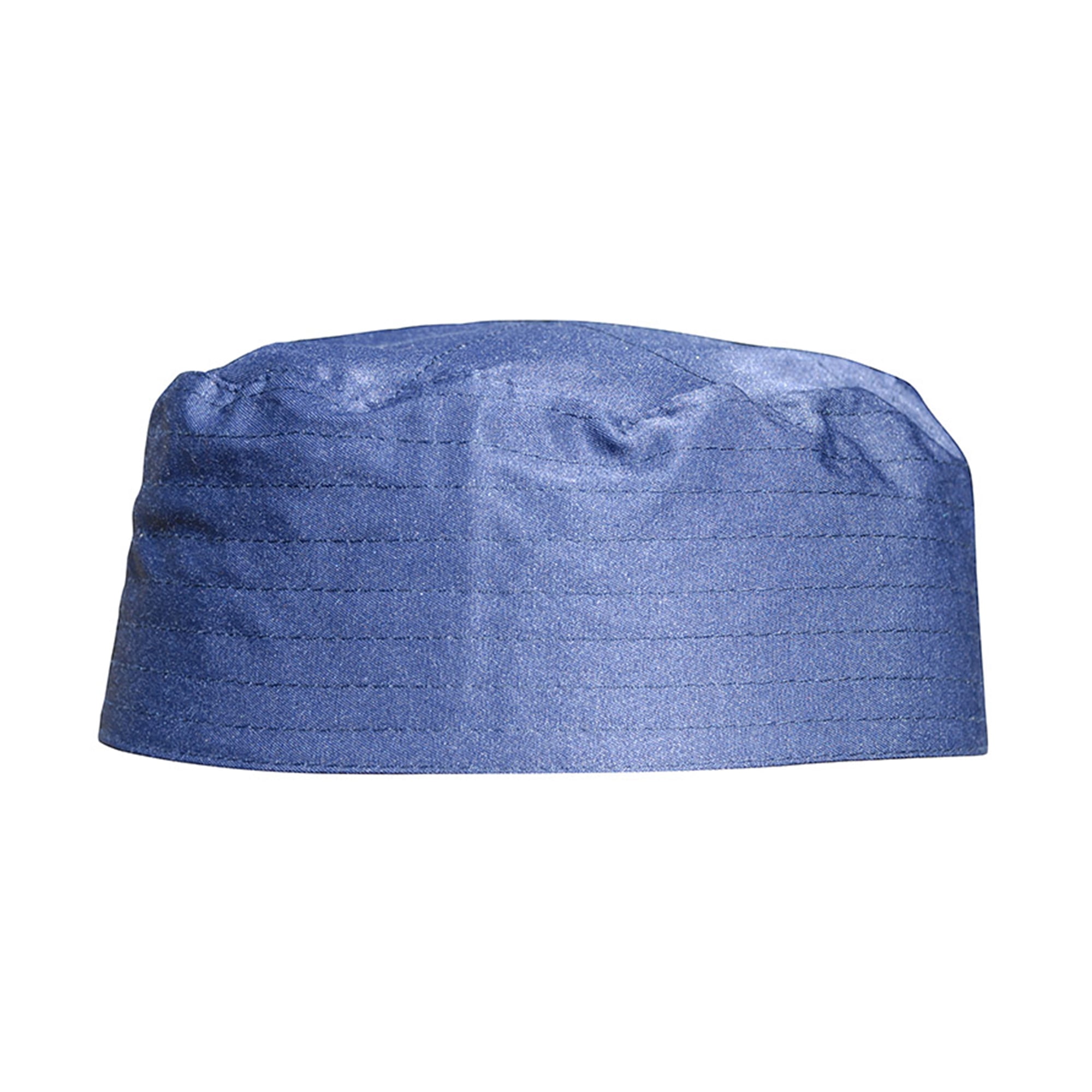 TheKufi® Dark Blue Muslim Islamic Plain Flat Top Thin Prayer Cap Kufi ...