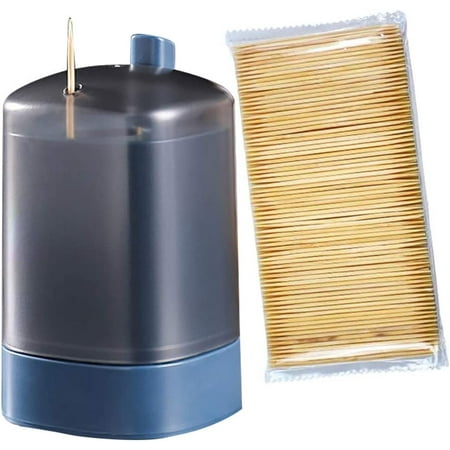 Lepai Toothpick Holder Dispenser with 500pcs Toothpicks, Plastic ...