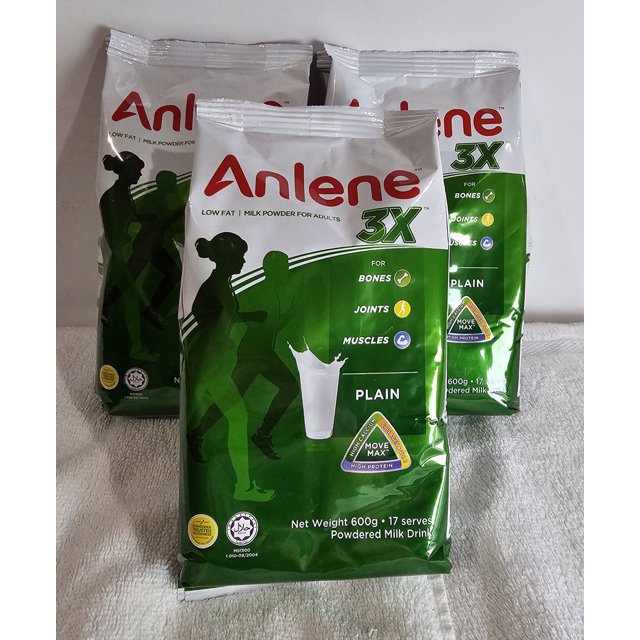 Anlene Low Fat Milk Powder for Adults 600 grams x 3 - Walmart.com