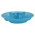 Mainstays 5-Compartment Acrylic Chip and Dip Serving Tray, Blue ...