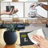 Kdkad Acrylic Small Blackboard L Shaped V Shaped Desktop Display Label ...