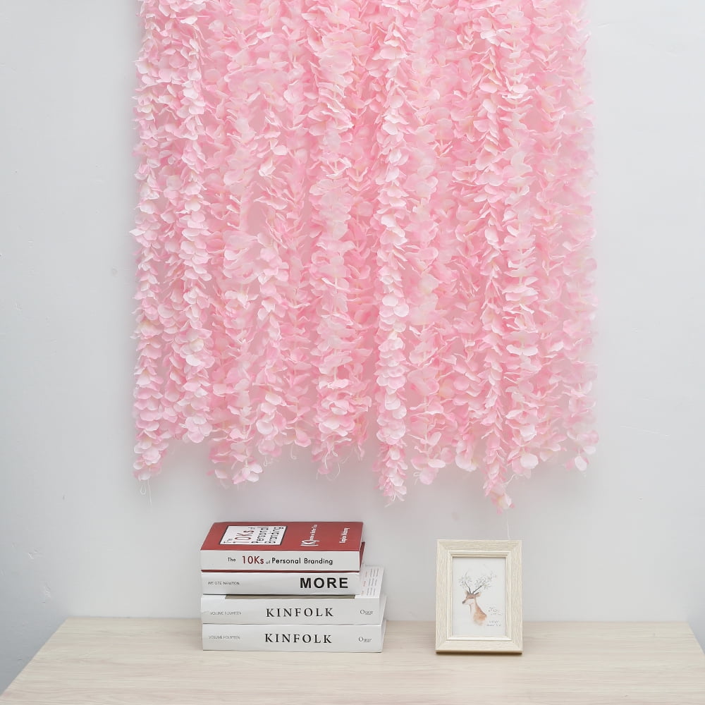 Pluokvzr 20 Pack 3.3FT Artificial Fake Wisteria Vine Hanging Garland ...