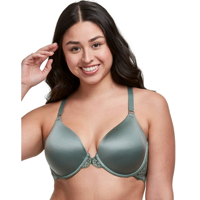 Maidenform Womens Pure Genius T-Back Bra with Lace, 38B, Herbal Olive Green - Walmart.com