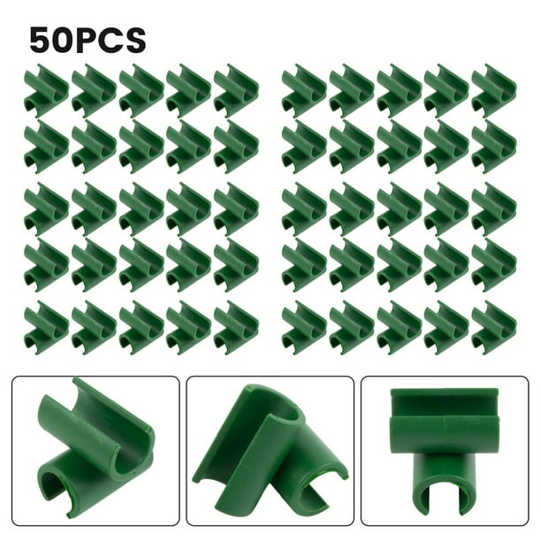 suyin 50X Plant Support Fruit Cage Netting Connectors Bamboo Cane Flexi ...