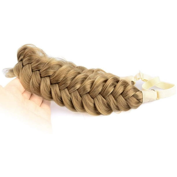 Messy Wide 2 Strands Synthetic Hair Braided Headband Classic ky Plaited ...