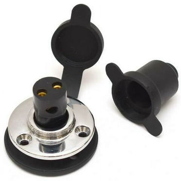 Perko 0351DP0CHR Chrome Plated 6" x 4-1/4" Fixed Step with 6" x 2 ...