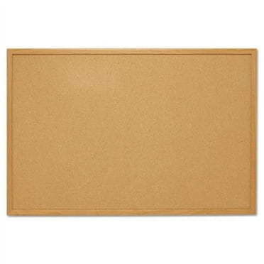 43603 Cork Board with Oak Style Frame, 36 x 24, Natural, Oak-Finished ...