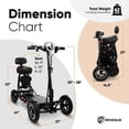 Ephesus S5 | Folding Mobility Scooter for Adults | 4-Wheel and Long ...