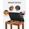 Free Shipping! Donner Piano Bench with Storage, Solid Wood Keyboard ...