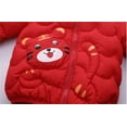 EnJoCho Toddler Kids Baby Boys Girls Winter Down Coats Cute Bear Ears Coats With Hoods Cartoon ...