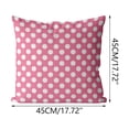 CRAGRSI euro pillow covers couch 17.7x17.7 Pillowcase Short Plush ...