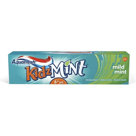 Aquafresh Kids Toothpaste with Fluoride, Plaque Remover, Fresh Breath ...