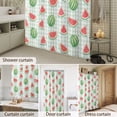 Bathroom Shower Curtain Summer Fruit Watermelons Pattern Waterproof ...