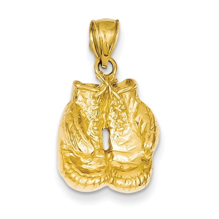 14K Yellow Gold Boxing Glove Pendant | atelier-yuwa.ciao.jp