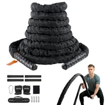 "Zeny Heavy Duty Long-lasting 1.5""/ 2"" Width Poly Dacron Battle Rope ...