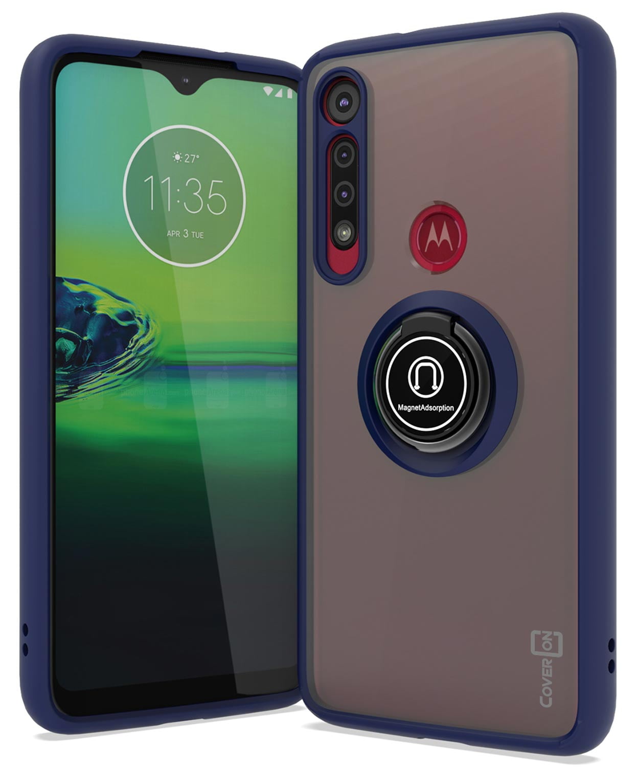 CoverON Motorola Moto G8 Play / One Macro Case with Magnetic Car Mount ...