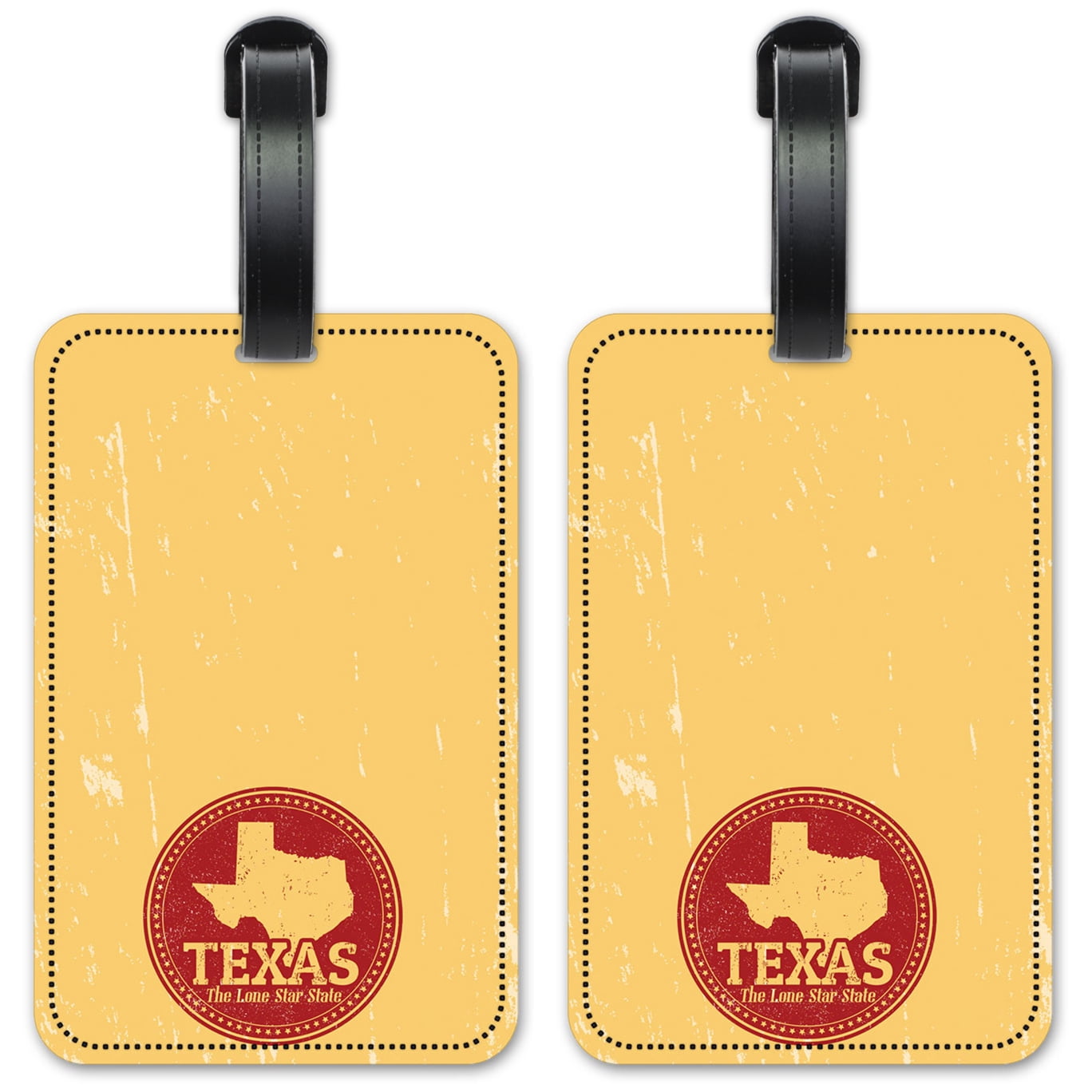 Lone Star State - Luggage ID Tags / Suitcase Identification Cards - Set ...