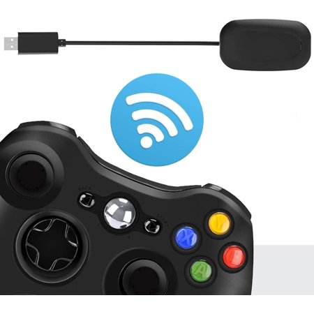 Wireless Controller for Xbox 360, Wgthhk 2.4GHZ Gamepad Joystick ...