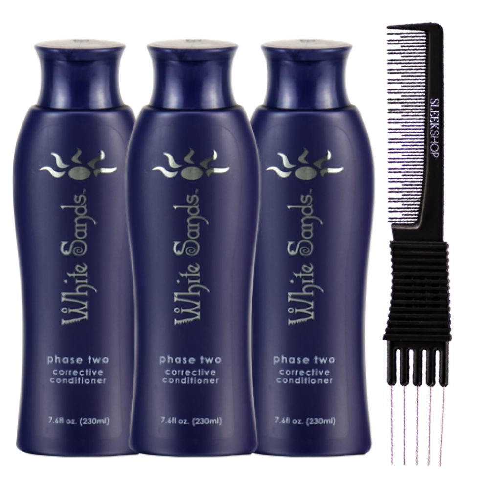 WHITE SANDS Phase Two Corrective Conditioner (7.6 oz) with SLEEKSHOP ...