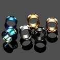 EHJRE 6 Pairs Assorted Color Ear Tunnel , Stainless Steel Ear Stretcher ...