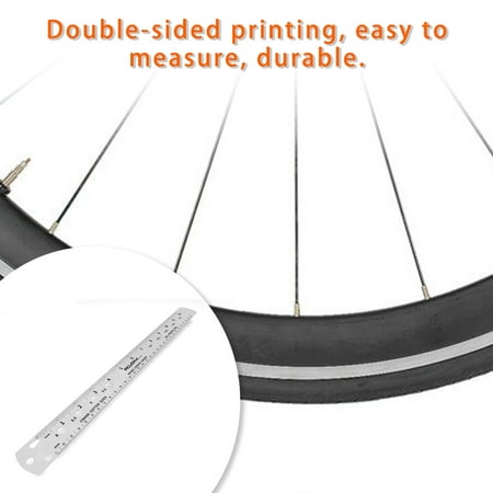 Road Bicycle Spoke Ruler Length Gauge Measure Tools Crank Measuring ...