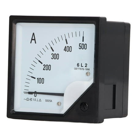 Analog Meter, Clear Scales Battery Monitoring Pointer AC Ammeter For Automotive Circuits ...