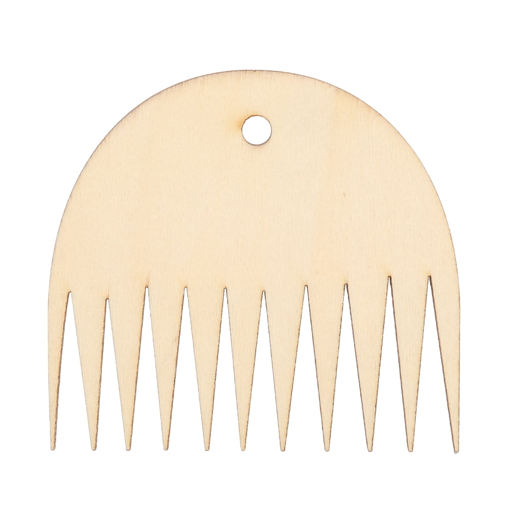 Click here for Viferr 11 Teeth Wooden Weaving Comb Tapestry Weavi... prices