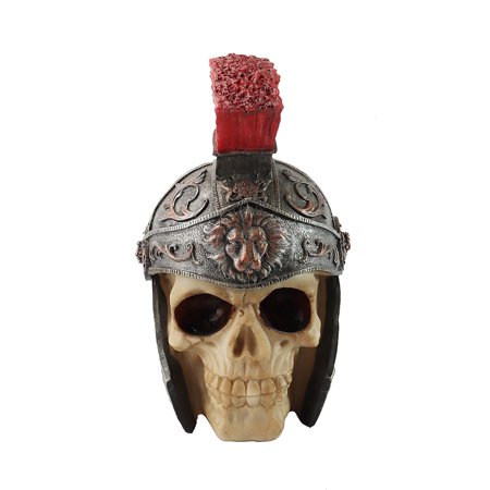 Resin Skull Creative Ancient Soldier Skeleton Head Warrior Skull ...