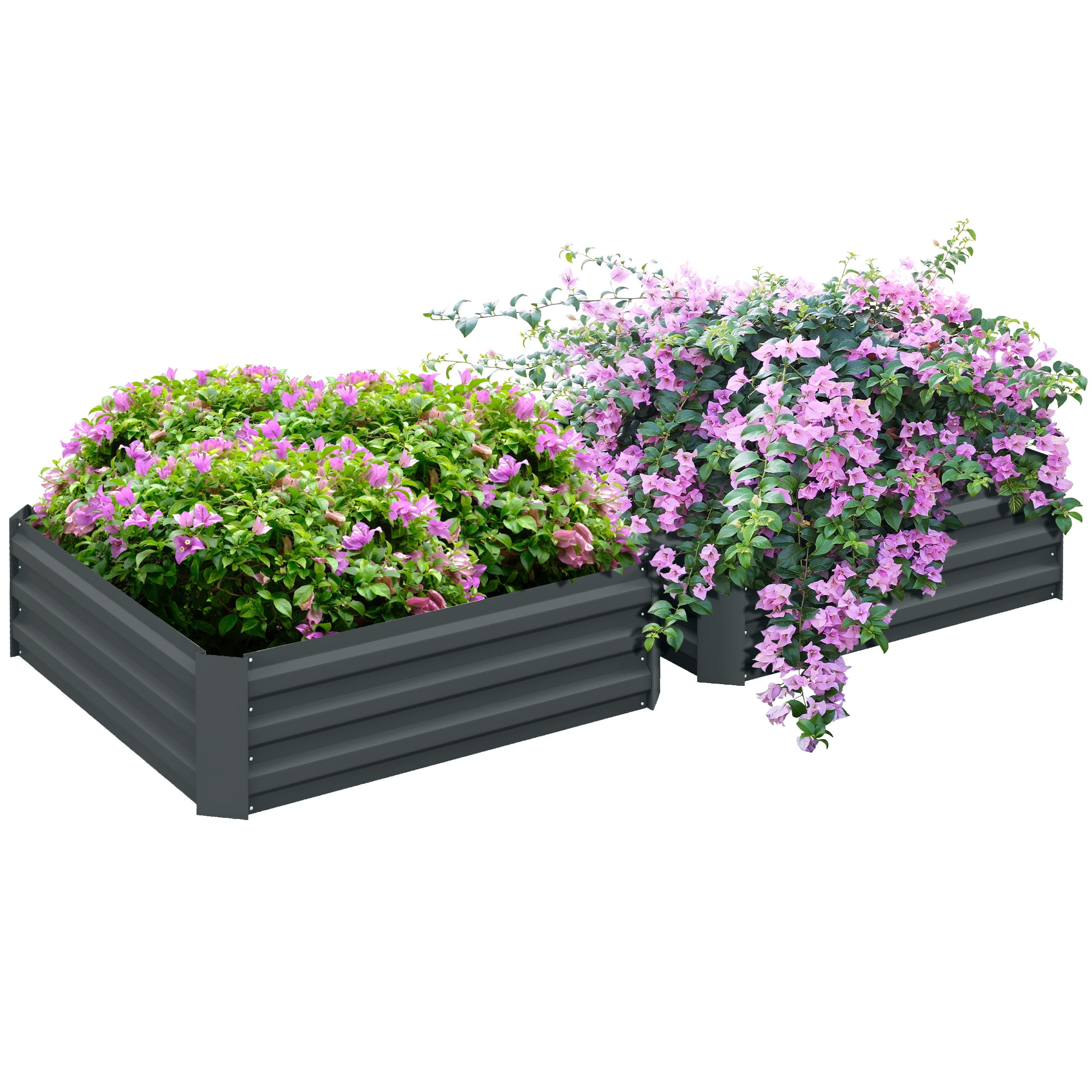 Click here for Outsunny Raised Garden Bed  39 X 39 X 12 Planter B... prices