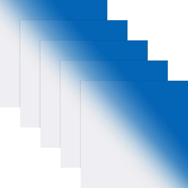 5 Sheets Color Changing Vinyl 12 Inch x 10 Inch Color Changes with Cold ...