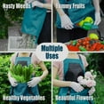 Heavy-Duty Garden Apron with Bottom-Release Harvest Pocket & Dual-Side ...