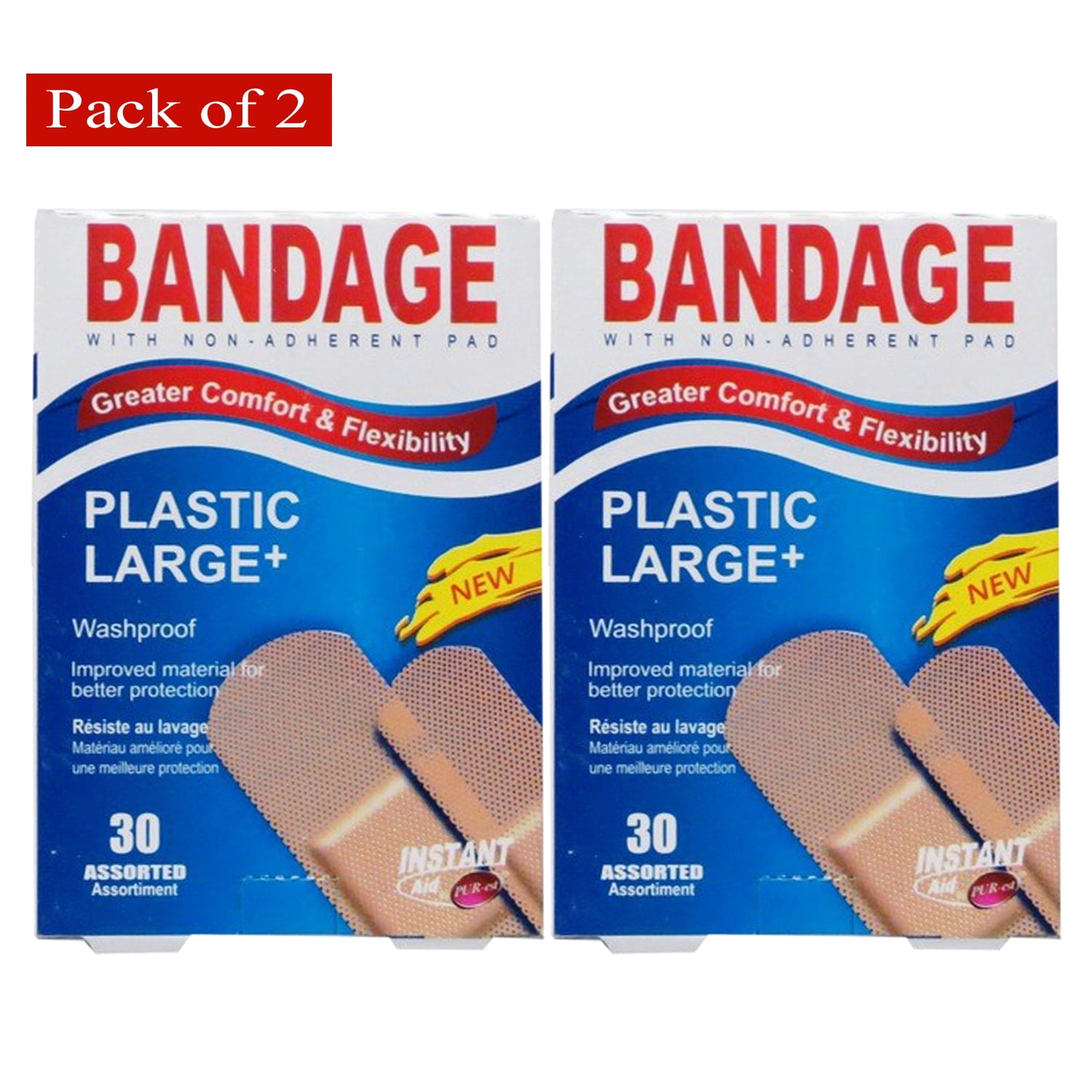 Click here for Instant Aid Plastic Large Bandages 30 Pcs (Pack Of... prices