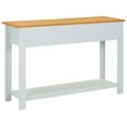 vidaXL Console Table Entryway Table Side Table for Hallway Solid Wood ...