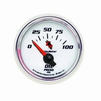 Autometer 2-1/16 Oil Press. Gauge 0-100 PSI - Walmart.com