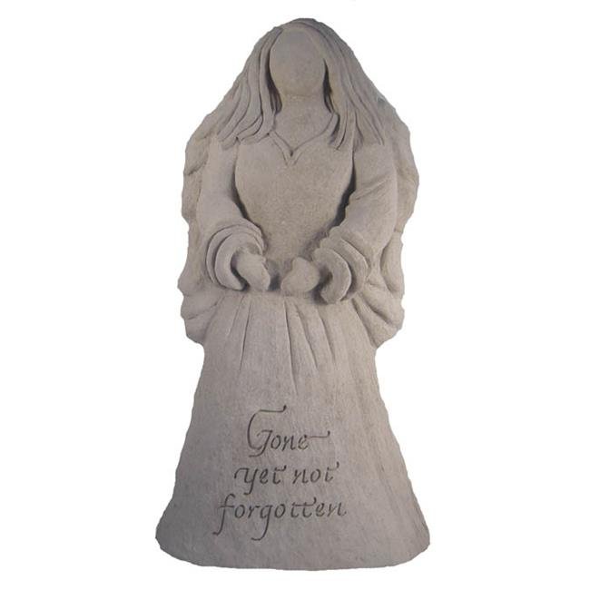 Angel Statue With Gone Yet Not Forgotten Walmart angel-statue-with-gone-yet-not-forgotten-walmart